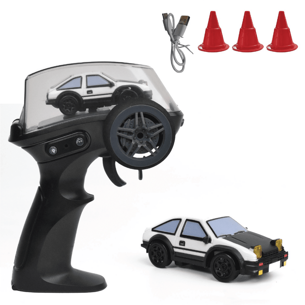 L.O.T Cars Dash Mini RC Car - 1:64 Scale RC Drift Car